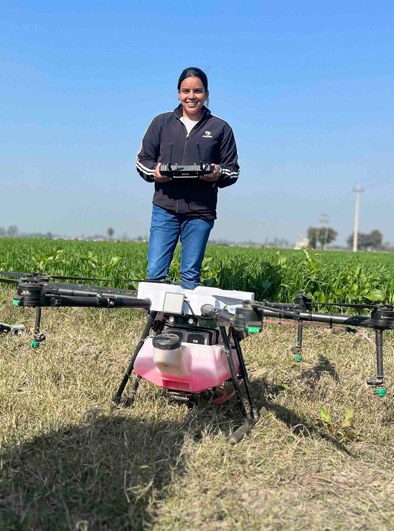 India’s pioneering female drone pilot